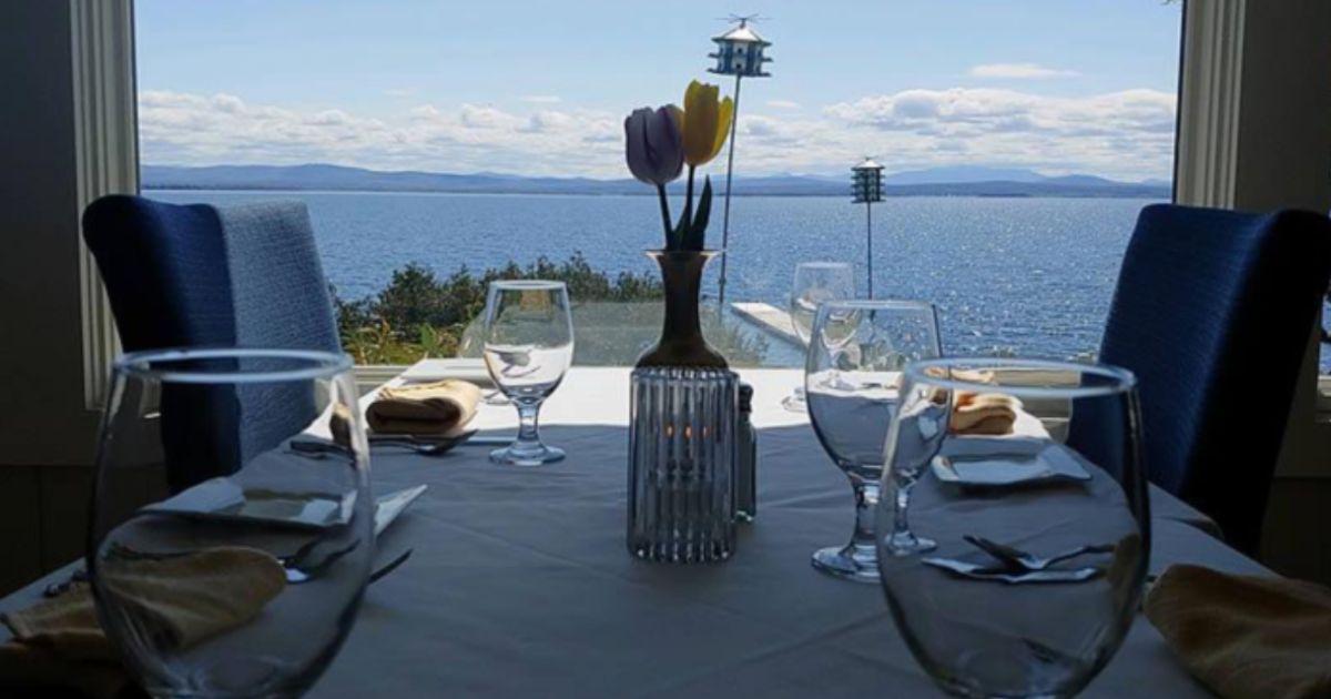 Enjoy A Sense Of Peace At This Incredible Waterfront Restaurant In Vermont