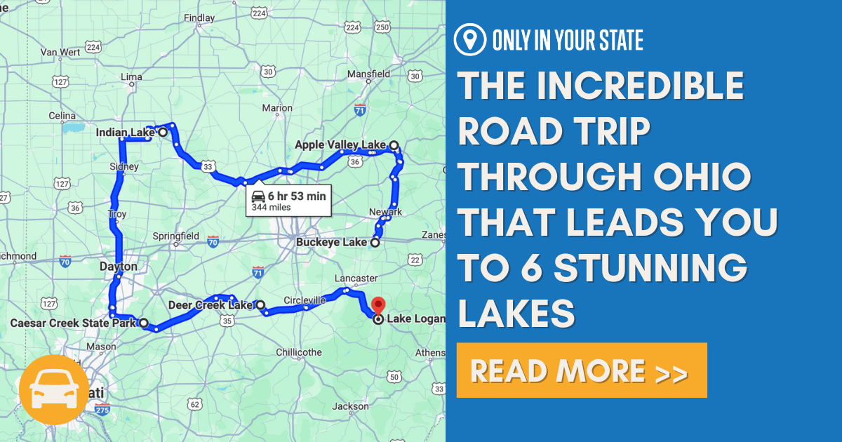 The Road Trip Through Ohio That Leads You To 6 Stunning Lakes