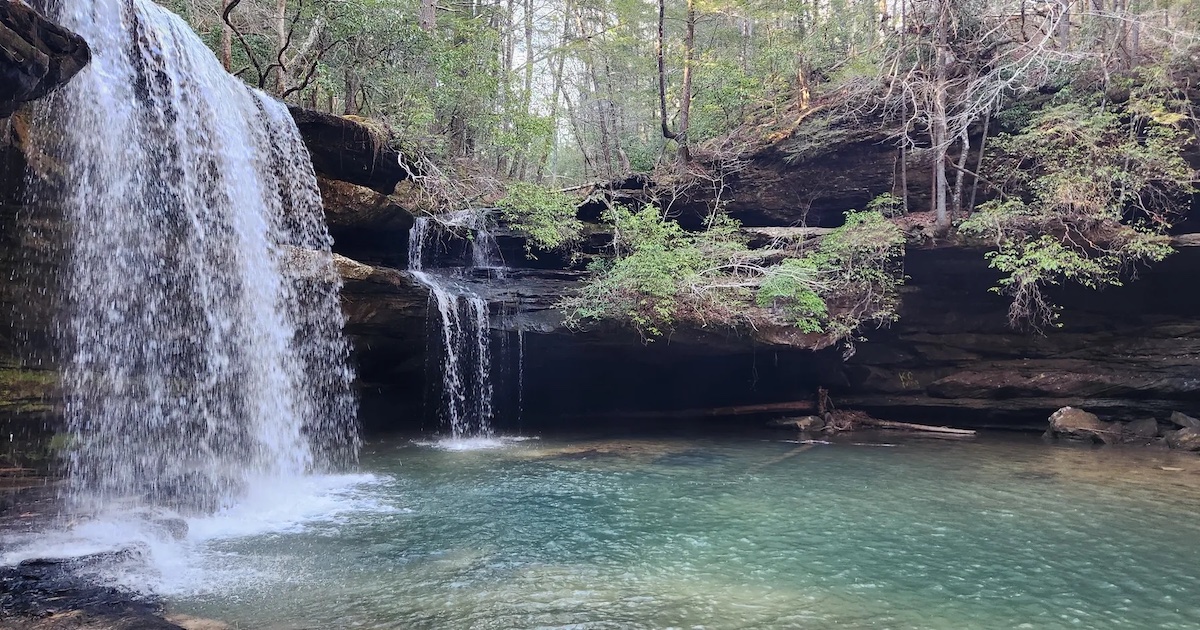 Best Waterfall Hikes In Alabama: Caney Creek Falls Trail