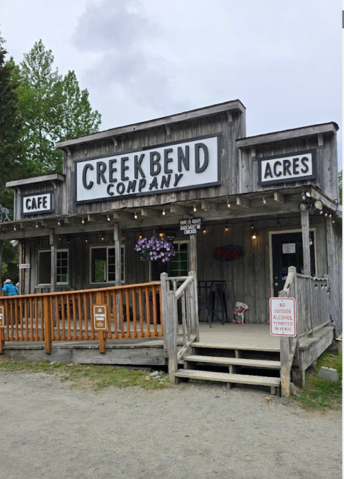 Cafe In Alaska With Pretty Outdoor Seating: Creekbend Cafe