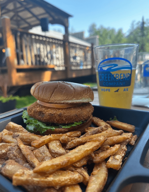 Cafe In Alaska With Pretty Outdoor Seating: Creekbend Cafe