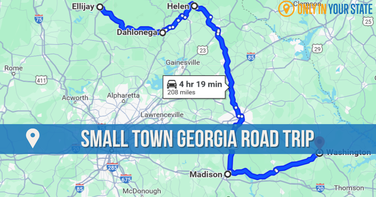 Explore Georgia's Charming Small Town Road Trip