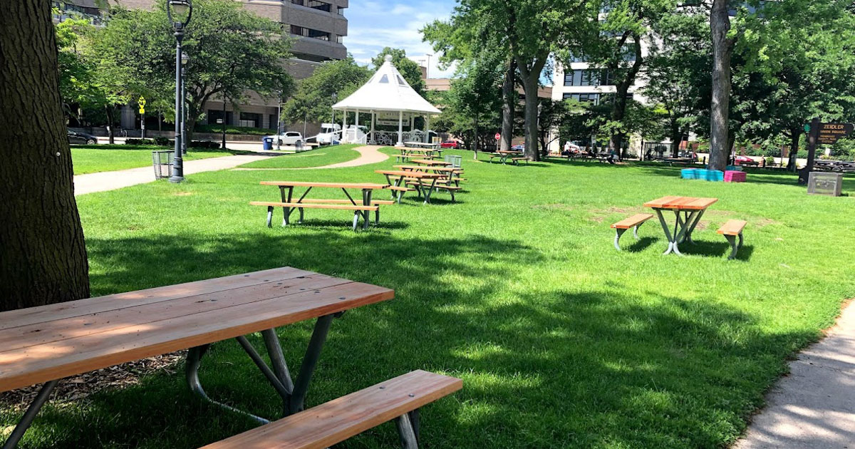 Zeidler Union Square In Milwaukee Is Wisconsin’s Oldest City Park