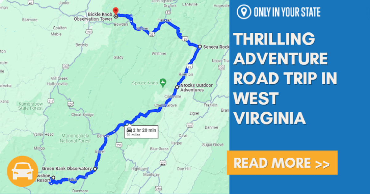 Thrilling West Virginia Adventure Road Trip Itinerary