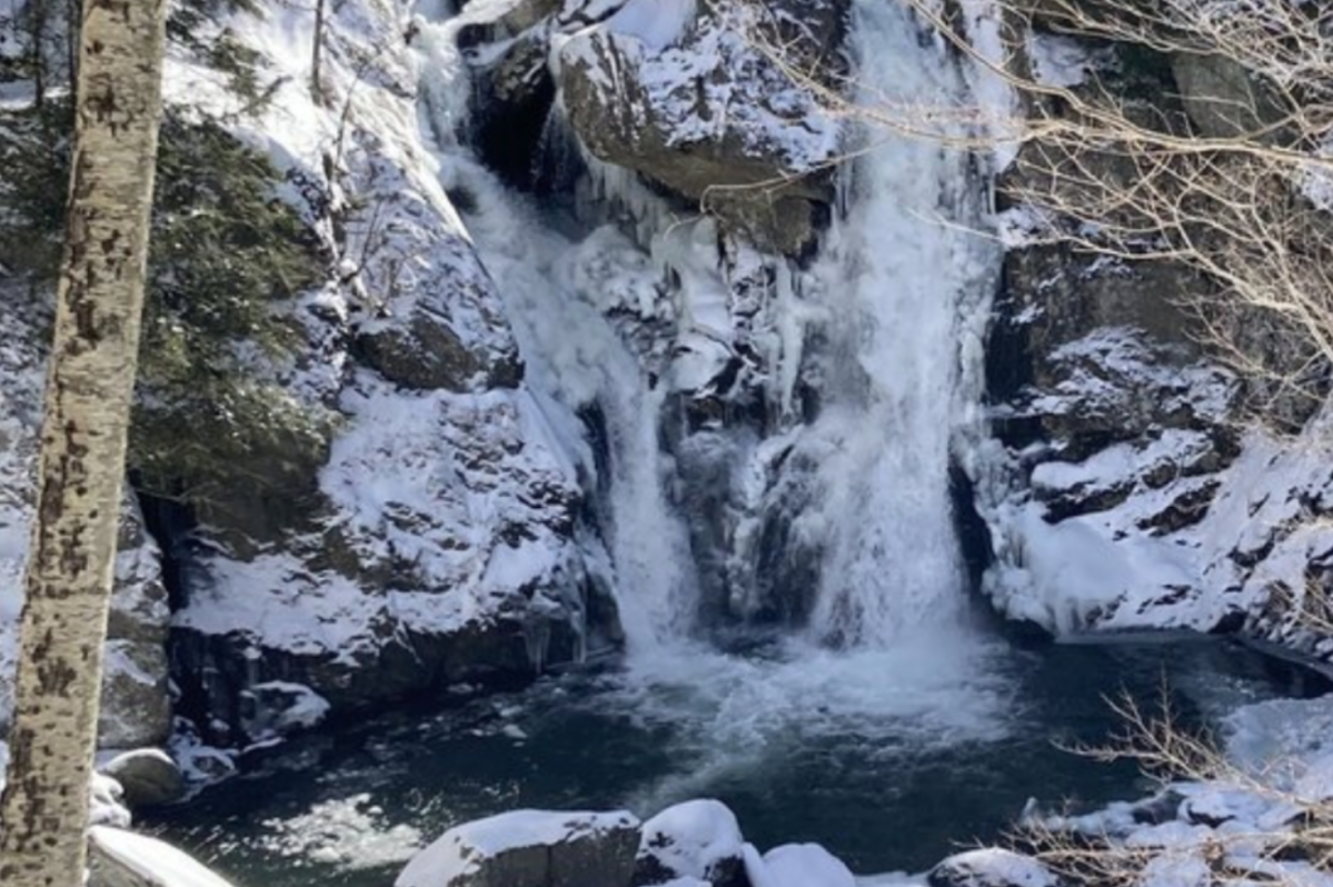 Take This Scenic Winter Hike to Bash Bish Falls in Massachusetts