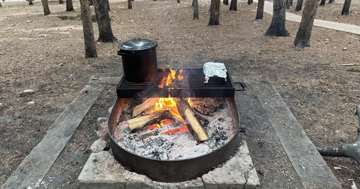 Cooking an Entire Holiday Dinner Over A Campfire in the Mountains Is an ...