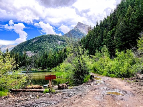 Secret Mountain Lake in Colorado: Lizard Lake in Marble CO