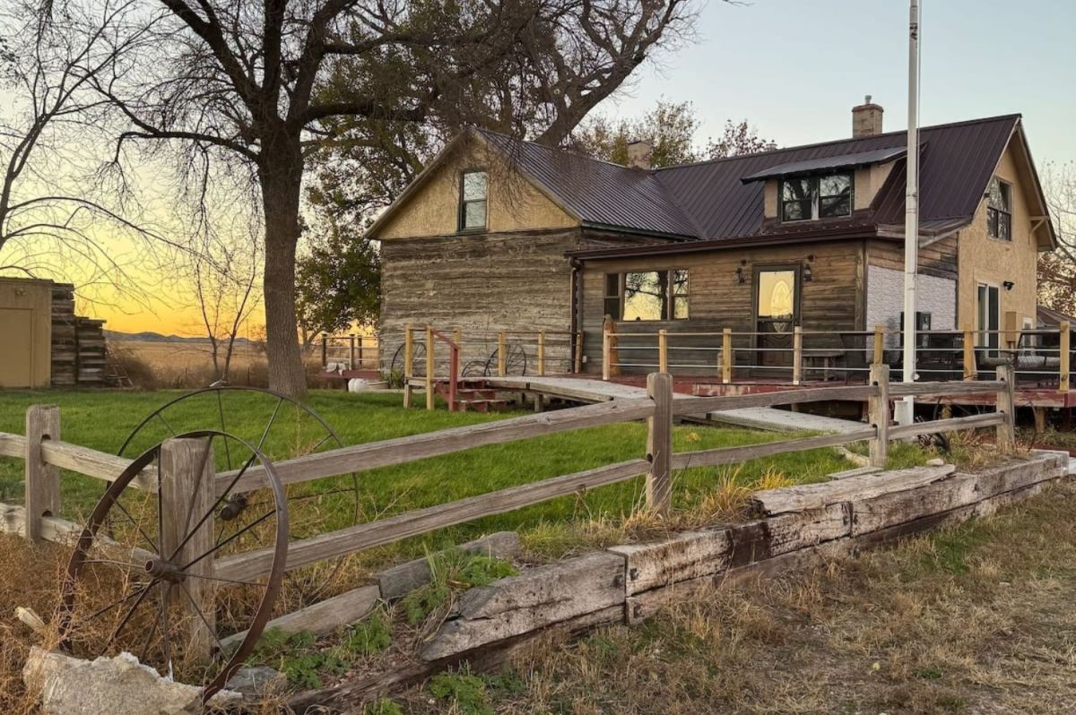 Enjoy Snowy Days and Starry Nights At This Winter Cabin Airbnb in Nebraska