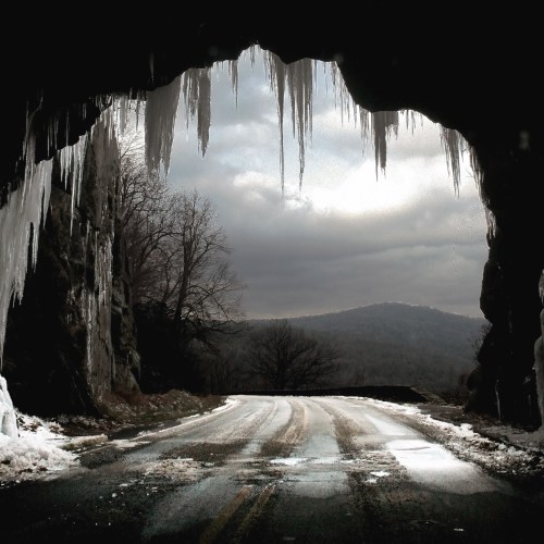 Shenandoah National Park in Virginia During the Winter