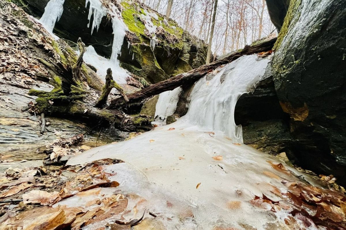 Embrace the Cold and Venture Out On This Scenic Winter Hike in Indiana