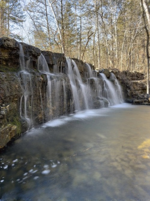 Frozen Waterfall Branson, Missouri