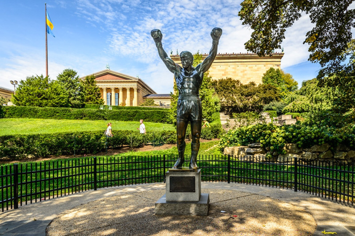 Iconic Roadside Stop in Pennsylvania: Rocky Statue and Steps