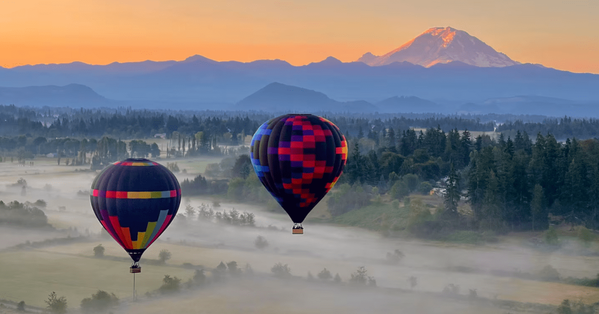 Hot Air Balloon Rides in Washington: Exhilarating Outdoor Adventure to ...