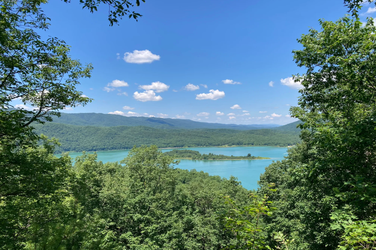Clearest Lake in Virginia: Lake Moomaw in Covington
