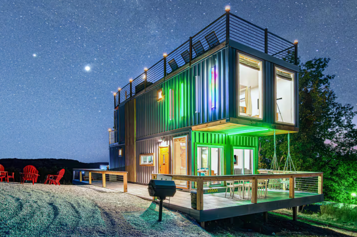 Sleep Under the Stars in This Container Home in Arkansas