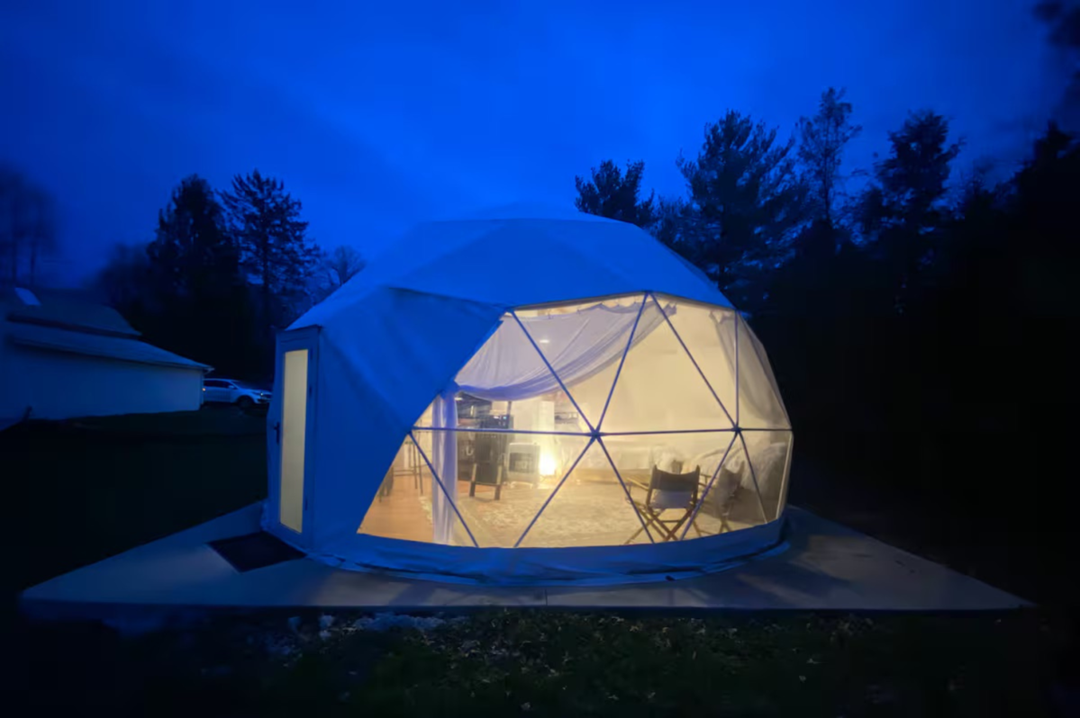 Stargaze in Style at This Indiana Geo Dome