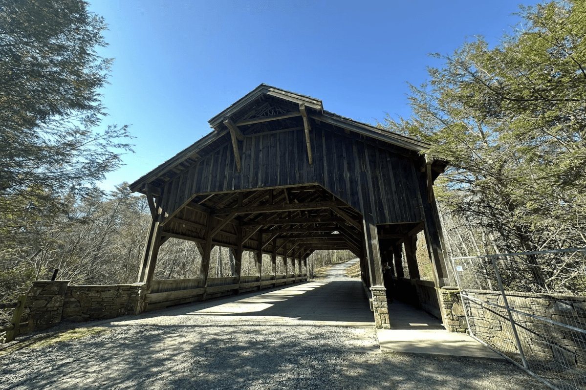 The Historic High Falls Covered Bridge in North Carolina is a Perfect ...