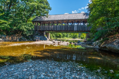 Sunday River Bridge: Beautiful Maine Lighthouse