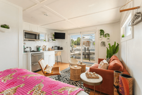 Floating Tiny Home in Maryland With Rooftop Stargazing