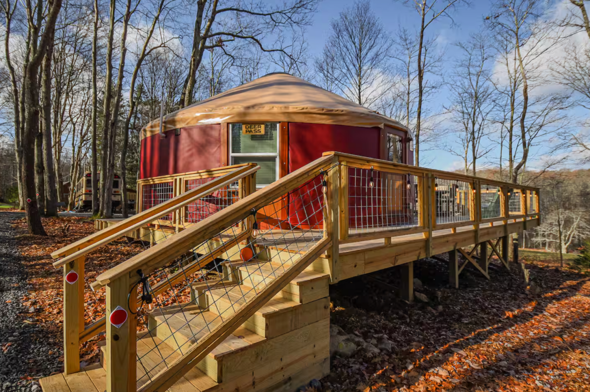 Yurt Near Deep Creek Lake State Park: Unique Glamping Stay