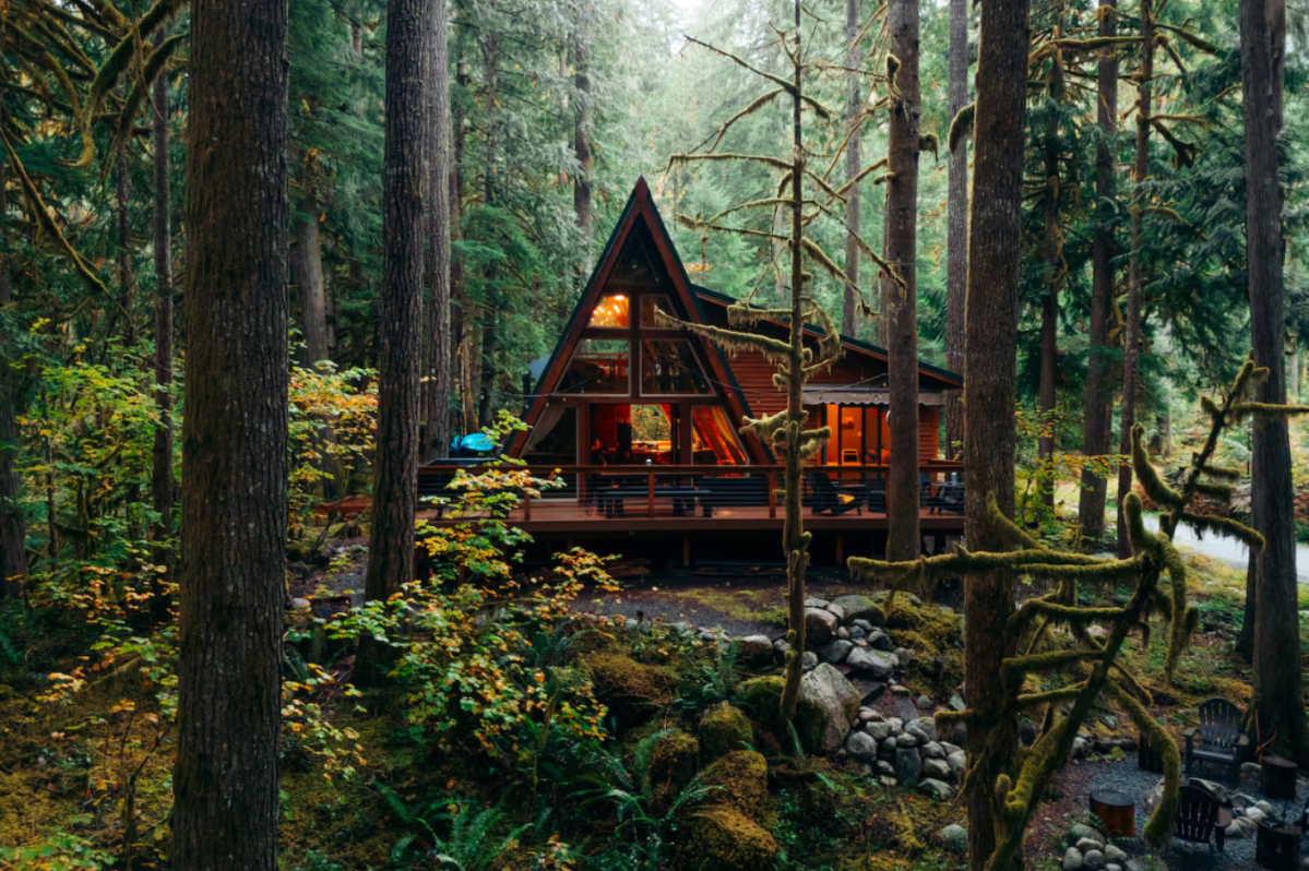 A-Frame Cabin Airbnb in Marblemount, WA: Home Base for North Cascades ...