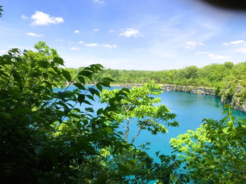 Dreamy Quarry Swimming Hole in Indiana: Old Kenneth Quarry