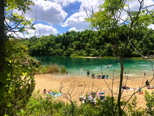Dreamy Quarry Swimming Hole in Indiana: Old Kenneth Quarry