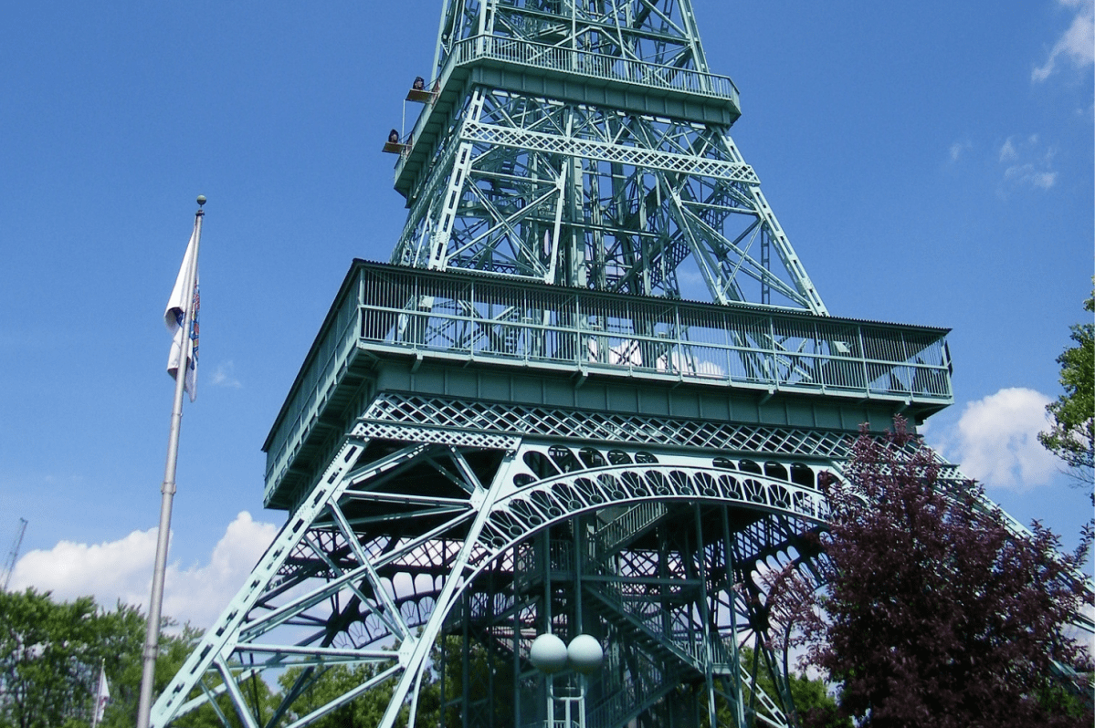 Ride to the Top of an Eiffel Tower Replica in Ohio at Kings Island