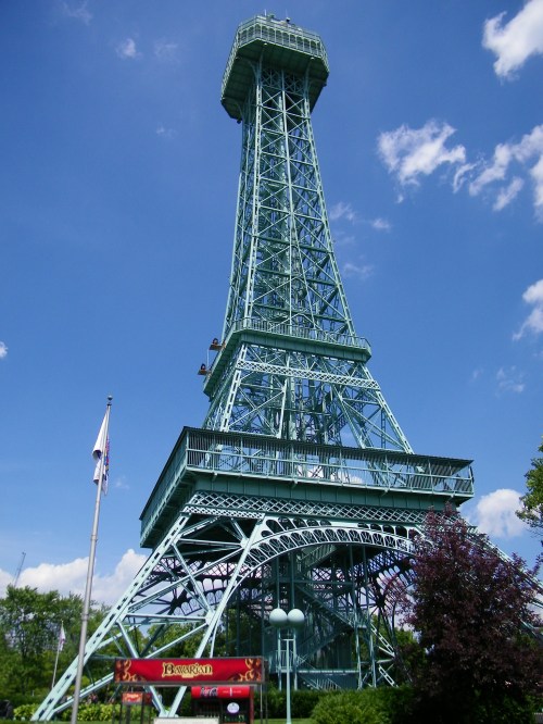 Ride to the Top of an Eiffel Tower Replica in Ohio at Kings Island