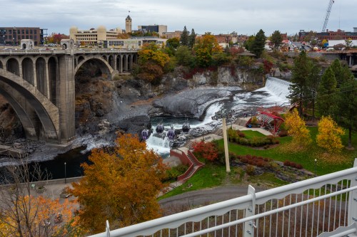 Spokane Falls in Washington Will Soon Be Surrounded by Beautiful Fall ...