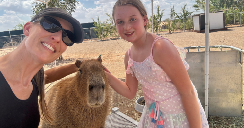 Ghost Ranch Exotics: A Capybara Encounter in Arizona