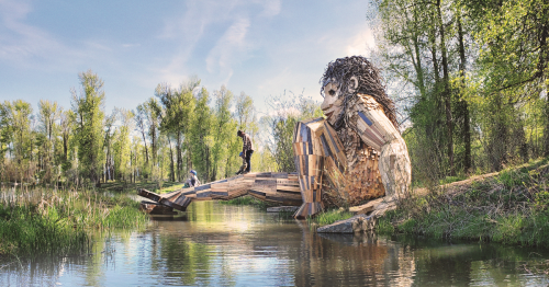Go On a Trollhunt to Find Thomas Dambo’s Wooden Trolls in the U.S.