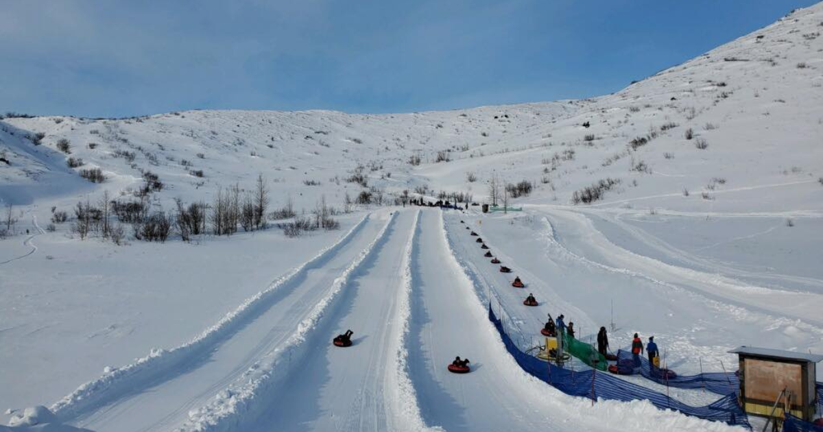 Arctic Valley Ski Area Is Home to the Best Snow Tubing in Alaska