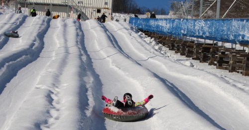 I Don't Ski, But the Snow Tubing in Connectict is Incredible