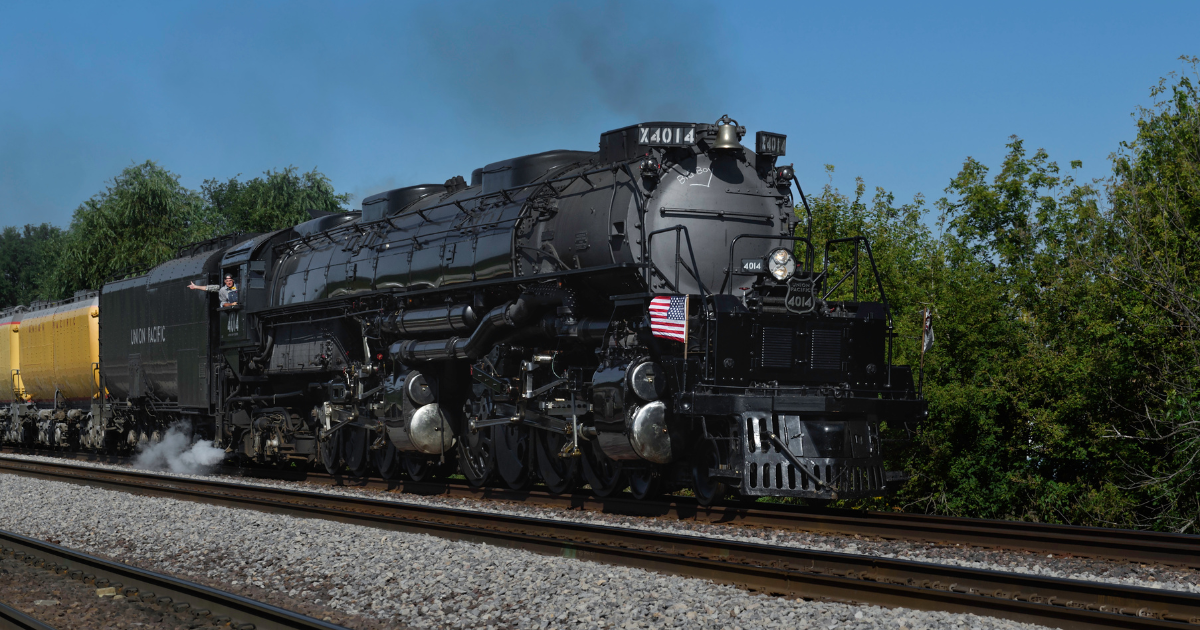 Big Boy Steam Locomotive Tour Stops in Ogden, Utah