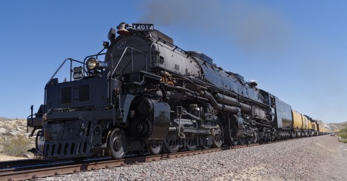 Big Boy Steam Locomotive Tour Stops in Ogden, Utah